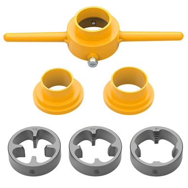 Saipe 6Pcs PVC Thread Maker Tool Pipe Threader Plumbing Tool Kit ...