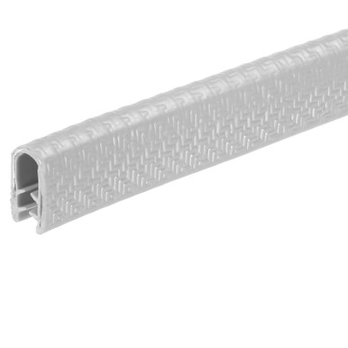 uxcell Edge Trim Gray U Shape Edge Protector Rubber with Steel Clips ...