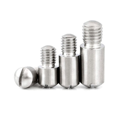 304 Stainless Steel Slotted Headless Axial Screw Slotted Cylindrical ...