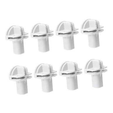 IMIKEYA 8pcs Cabinet Door Fence Buckle Plastic Shelf Wire Connector ...