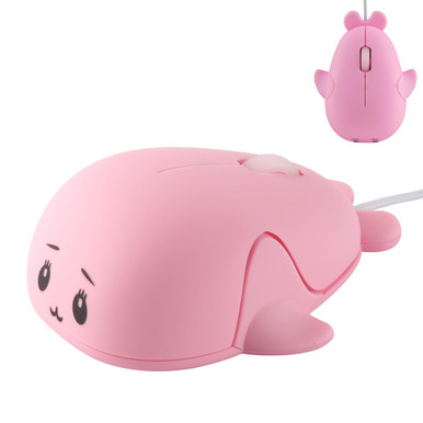 Samudgate Cute Wired Mouse, Small Dolphin Shape USB Wired Mouse 1600 ...