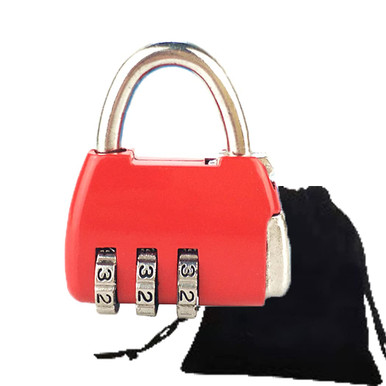 ShengXia Red Outdoor Suitcase Cabinets Case Locks - 3 Digit Combination ...