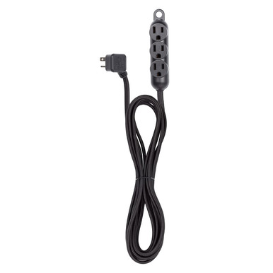 Globe Electric 22785 Designer Series 12ft Fabric Extension Cord, 3 ...