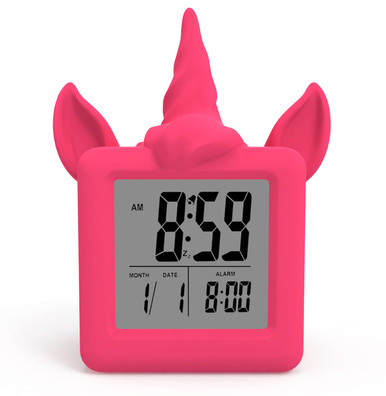 Something Unicorn - Unicorn Digital Alarm Clock with Snooze Button and ...