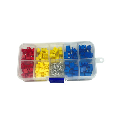 Studyset 320 Pcs XH 2.54mm 2/3/4/5 Pin Connector Kit Colorful Terminal ...