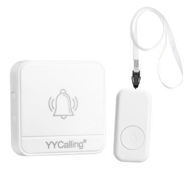 YYCALLING Wireless Caregiver Pager Smart Call System 1 SOS Call Buttons ...