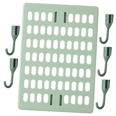 OSALADI 1 Set Punch-Free Perforated Board Plastic Panel Shelf Storage ...