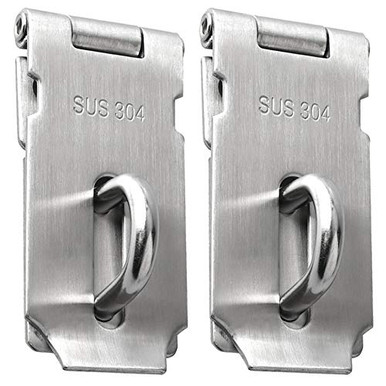 Alise Hasp Lock,Door Hinge Lock Padlock,Black Clasp Latch Hinges Lock ...