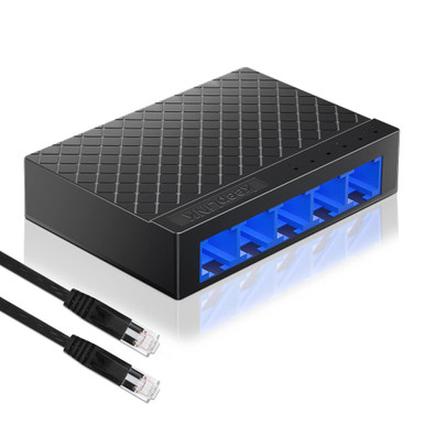 keepLiNK 5 Port Gigabit Ethernet Switch, Unmanaged Desktop or Wall ...
