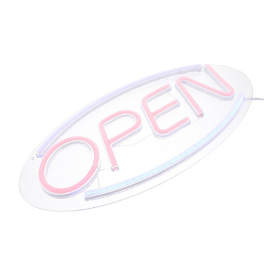 Angoily Opne Ambient Light Outdoor Sign Front Door Signs LED Neon ...