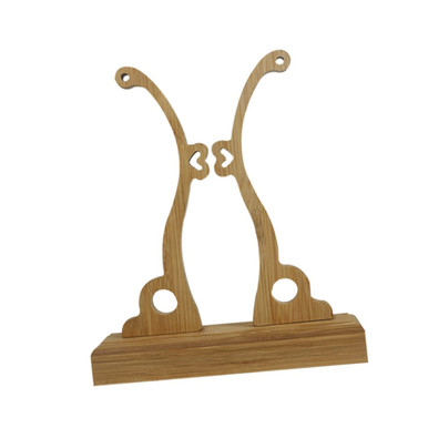 VOSAREA Fan Display Stand Foldable Hand Fan Black Decor Black Hand Fan ...