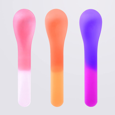 20 long-handled color-changing spoons-White, Pink, Orange, Purple ...