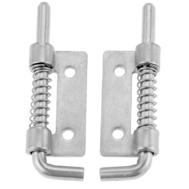 2 Pcs Stainless Steel Flat Pin Hinge Spring Movable Spring Hinge ...