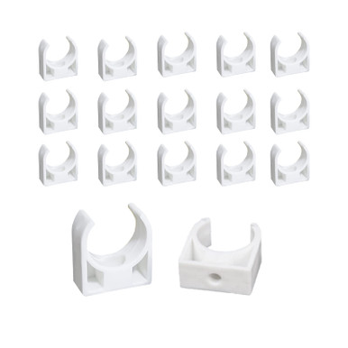 100Pcs PEX Clips Pex Pipe Support Hangers 0.63Inch/16mm U-Shaped PVC ...