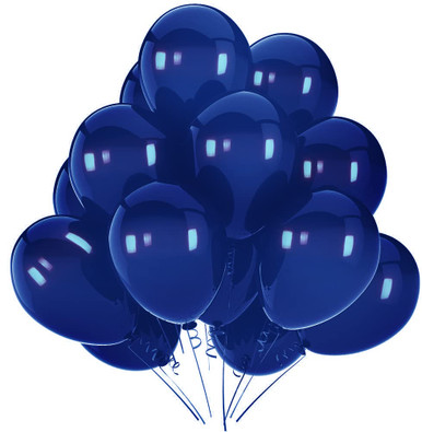 Navy Blue Latex Party Balloons - 50 Pack 12 inch Round Helium Navy ...