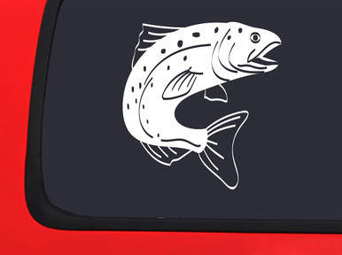 Car Sticker Bass Fish Outline Fishing Outdoors Activates Hobbies Car ...