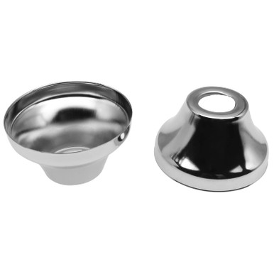 GWYAN 4 PCS Stainless Steel Tapered Flange Cover Pipe Wall Cover for 1/ ...
