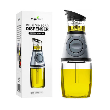 VIGOR PATH Olive Oil and Vinegar Dispenser - Perfect for Measuring ...