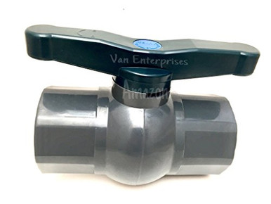 3" PRO SERIES PVC Ball Valve. SCHEDULE 80. FULL PORT, Compact Octagonal ...