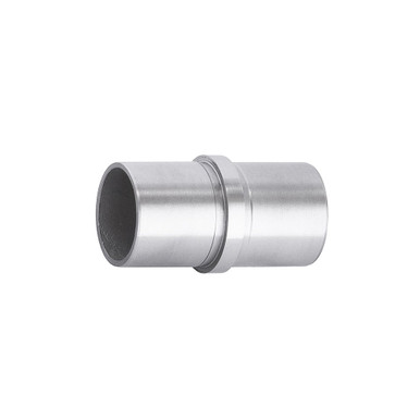 Stainless Steel Round in Line Splice for 1.5" OD Round Top Rail Tube on ...