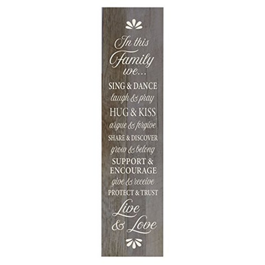 LifeSong Milestones in This Family We Sing and Dance, Decorative Wall ...