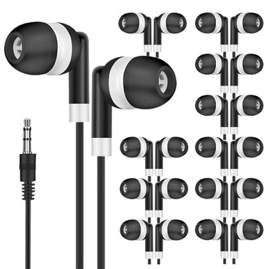 OSSZIT Kids Bulk Earbud Headphones for Classroom 30Pack, Wholesale ...