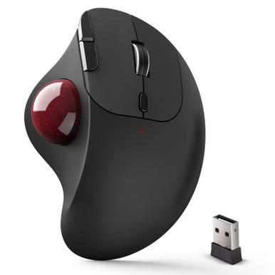Wireless Trackball Mouse, Ergonomic Track Ball Mouse Supports 3 Device ...