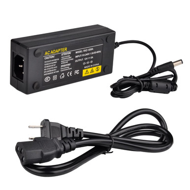 PowGrow 12V 5A Power Adapter, AC110-240V to DC12V Transformers, 5.5x2 ...