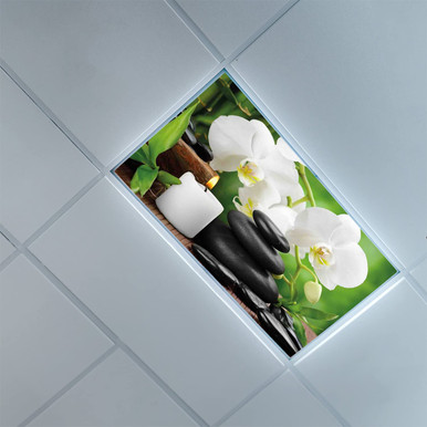 Fluorescent Light Covers for Classroom Office-Spa Pattern-Light Filters ...