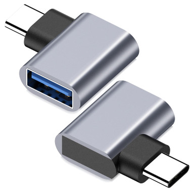 yootech 90 Degree USB C to USB Adapter 2 Pack, USB C Right Angle ...