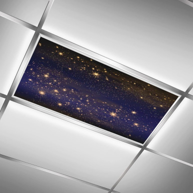 Lorougei Stars Starry Sky,Dark Gold Blue,Light Diffusers,Fluorescent ...