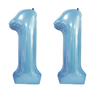 ESHILP 40 Inch Number Balloon Foil Balloon Number 11 Jumbo Giant ...