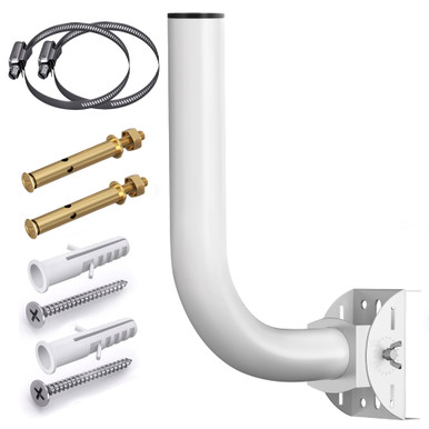 Universal Adjustable TV Antenna Mount 11" Inch Weather Proof J Pole ...