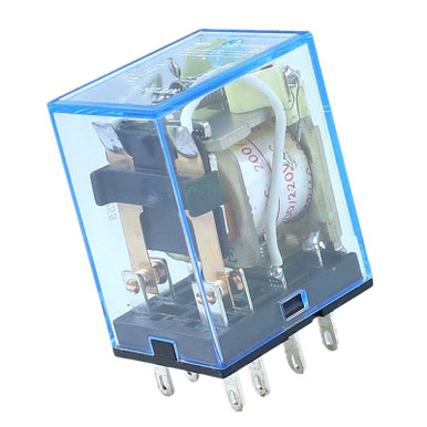 TIOYW MY2P HH52P MY2NJ Relay Coil General DPDT Micro Mini Electromagnetic Relay Switch with LED ...