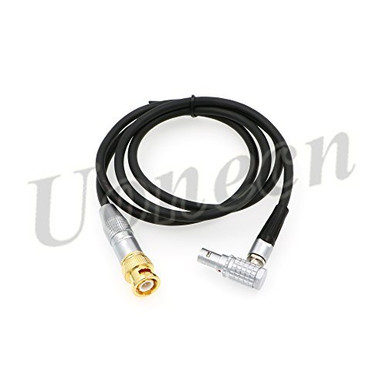 Time Code TC Cable BNC Male to Right Angle lemo 0B 5 pin Male for ARRI ...