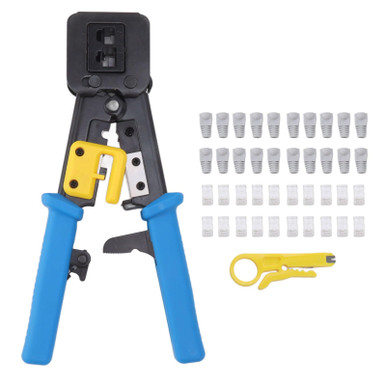Ethernet Crimping Repair Tool Kit 6P 8P RJ45 RJ12 RJ11 Connector ...