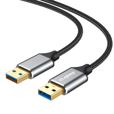 CLAVOOP USB to USB Cable 6FT, USB 3.0 A to A Male Cable Double Sided ...