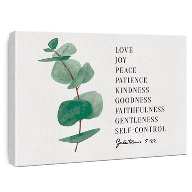 Inspirational Bible Verses Canvas Wall Art Fruit of the Spirit Print ...