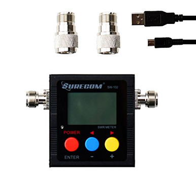 Mcbazel Surecom SW-102 Digital VHF UHF 125-525Mhz Antenna Power & SWR ...