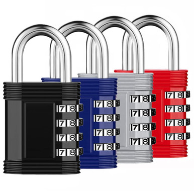 ZPLIUST - 4 Digit Combinations Padlock The Safe Cipher Lock, for Gym ...