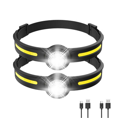 RYGDENG Headlamp Flashlight, Lightweight Bright LED Rechargeable ...