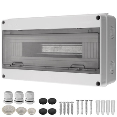 EYPINS 14 inch Distribution Box Waterproof,18 Way Distribution ...