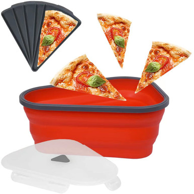 Pizza Storage Container Can be Folded and Expanded, Reusable Pizza Box ...
