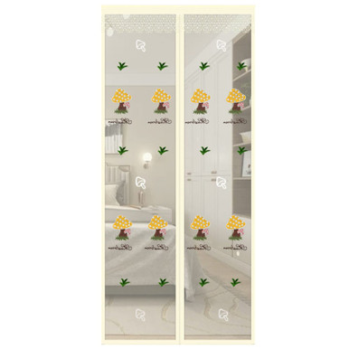 Konsilsa Magnetic Screen Door, Hands Free Fiberglass Heavy Duty Screens ...