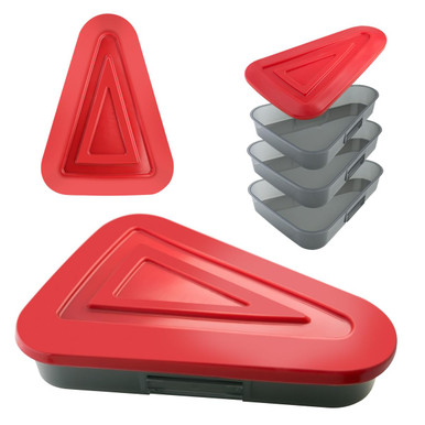 AimiDream Pizza Storage Container, 3-in-1 Microwavable Pizza Box ...