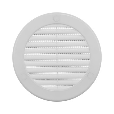 Vent Systems 4'' Inch White Soffit Vent Cover - Round Air Vent Louver ...