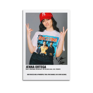 BAOBAOSHU Jenna Ortega Poster Actress Minimalist Cover_waifu2x_2x_2n ...