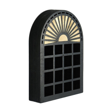 Gralara Sun and Moon Shelf Storage Crystal Holder Floating Shelves ...