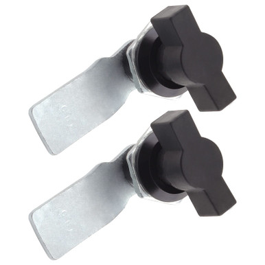 Jiozermi 2 Packs 5/8" Thumb Operated Offset Cam Lock, T Handle Swing ...
