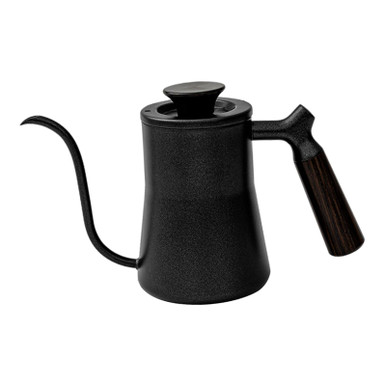 Fenteer Pour Over Drip Kettle Gooseneck Coffee Kettle with Wood Handle ...